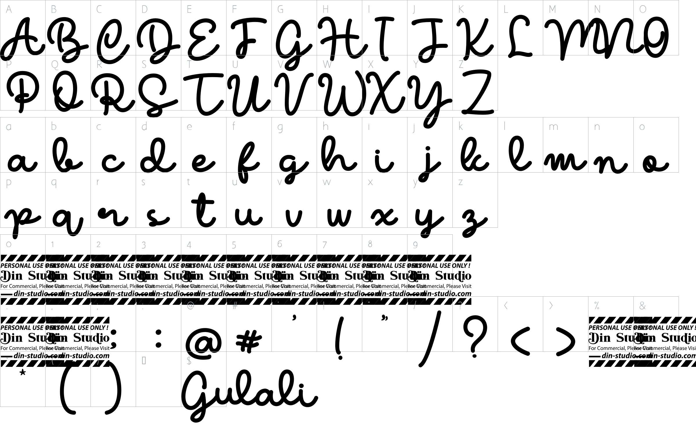 Gulali font - clickfreefonts