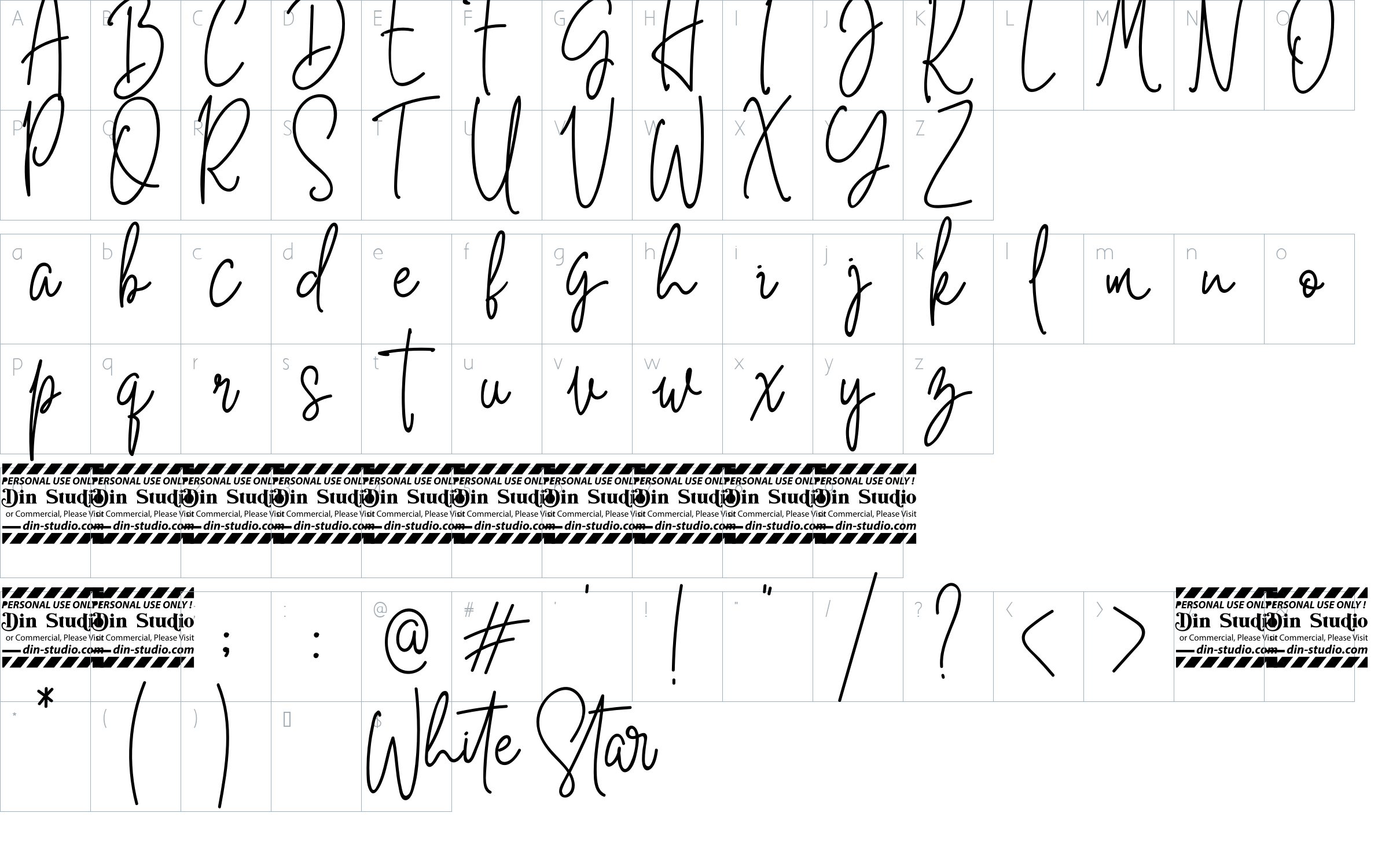 White Star font - clickfreefonts