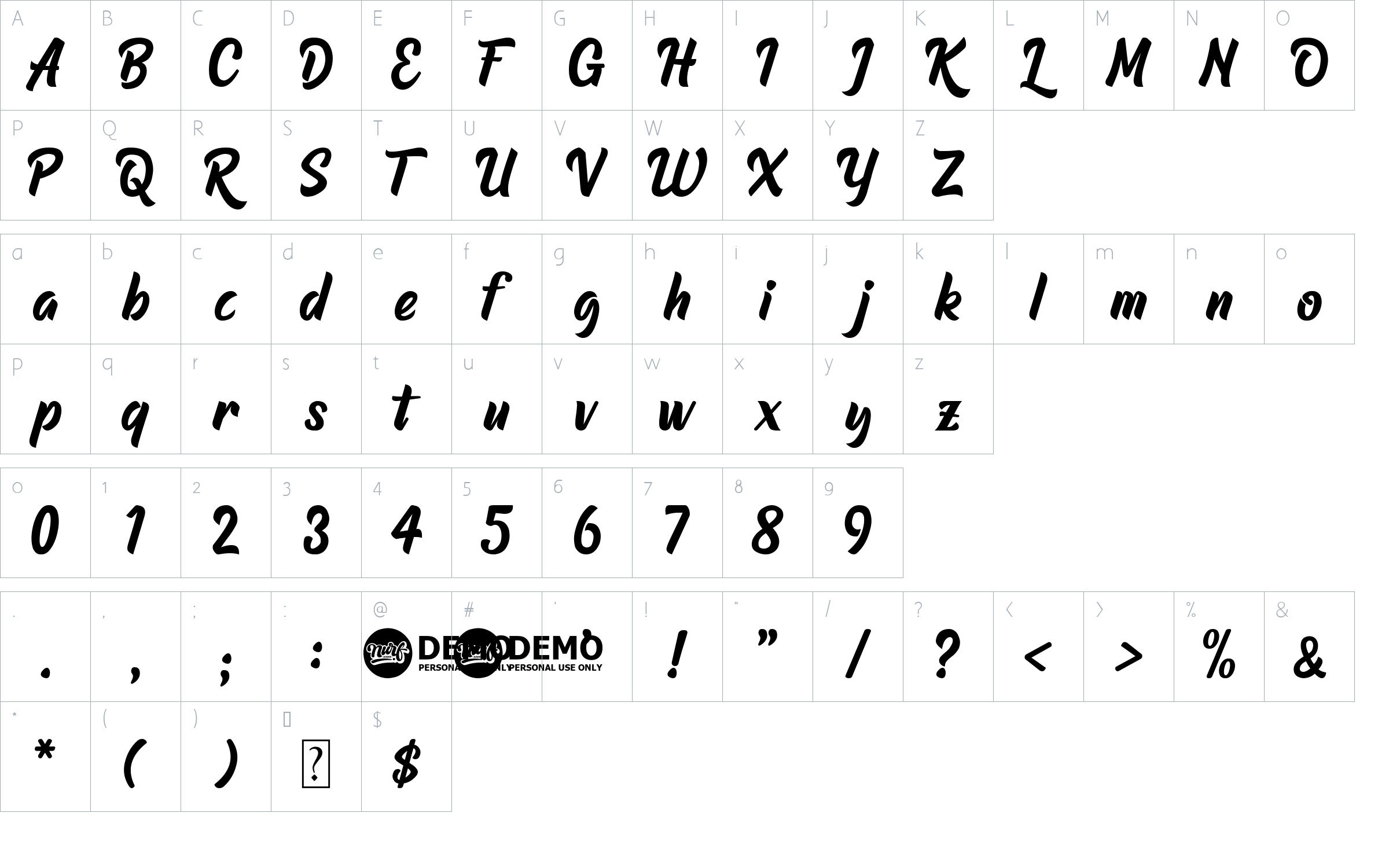 Raphtalia font - clickfreefonts