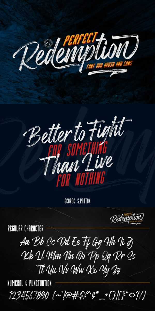 Perfect Redemption font - clickfreefonts