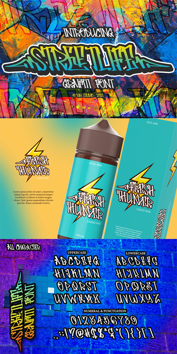 Streetlife font - clickfreefonts