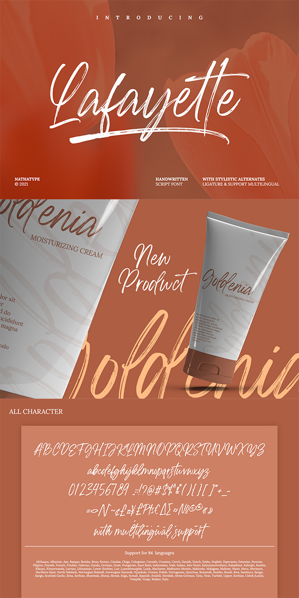 Lafayette font - clickfreefonts