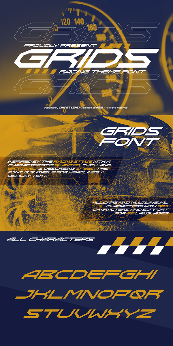 Grids font - clickfreefonts